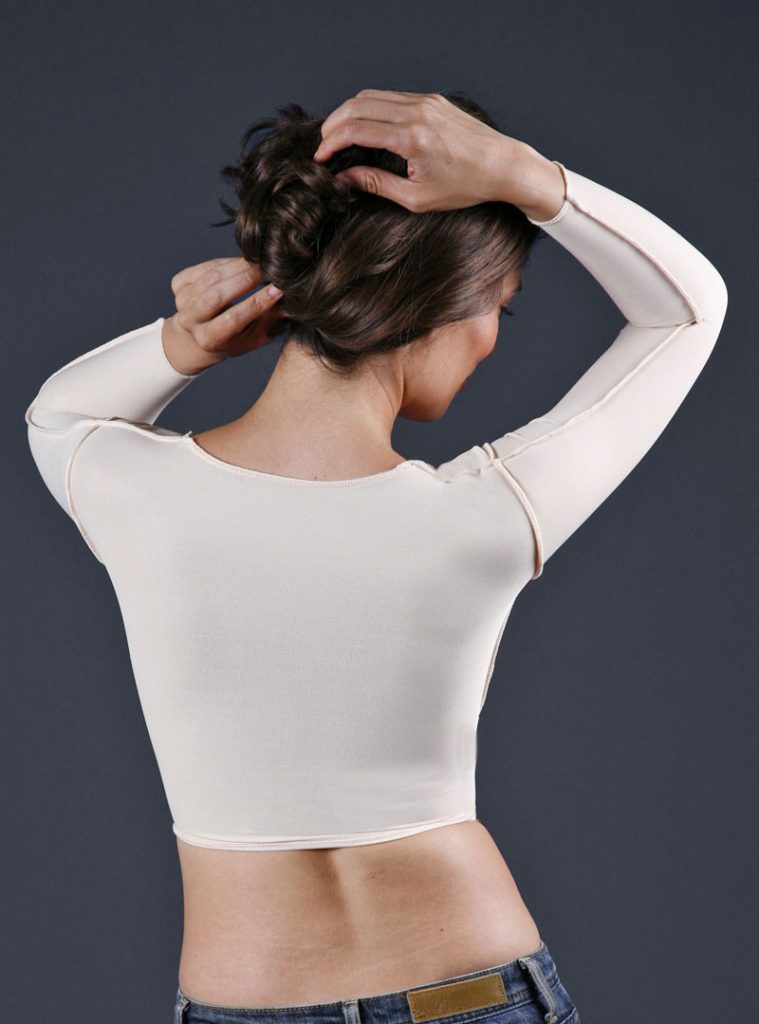 FA-110 Arm Compression Vest for plastic surgery recovery on the arms.