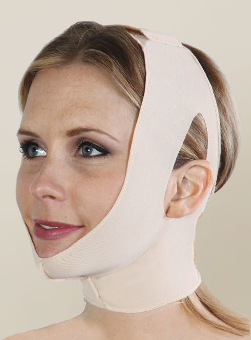 T-118 Two Strap Neck & Facial Support with Ear Openings