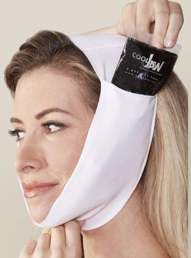 CDI Hot/Cold Facial Support Wraps and Cold Therapy Gel Packs